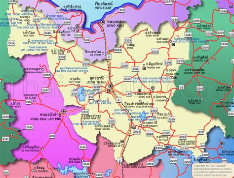 แผนที่ อุดรธานี ท่องเที่ยว สถานที่ท่องเที่ยว