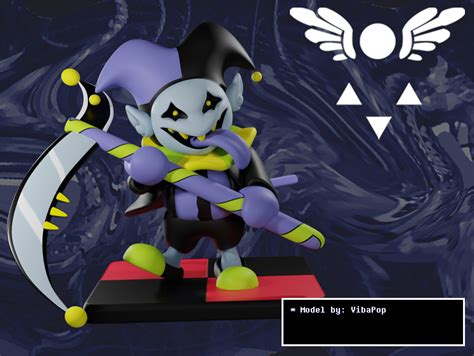 Jevil Deltarune Da Oscartbatt Scarica Il Modello Stl Gratuito Printables Com