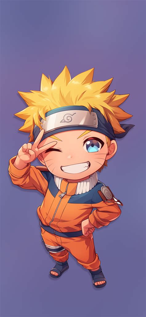 Cute Chibi Naruto Purple Wallpaper Cute Naruto Anime Wallpaper