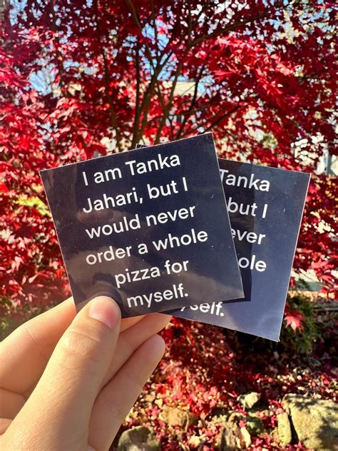 Tanka Jahari Pizza Vinyl Sticker Impractical Jokers Etsy