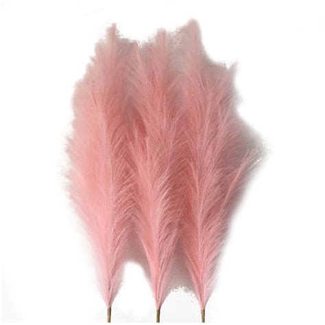 33 Inches Faux Pampas Grass Reed Pompous Floral Fake Artificial Pampas Grass Dried Pampas Grass