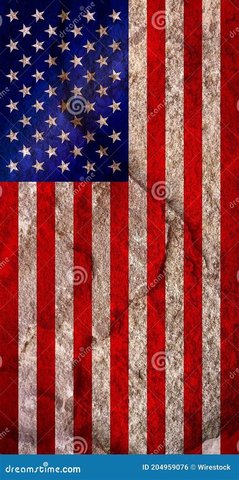 American Flag Vertical High Resolution