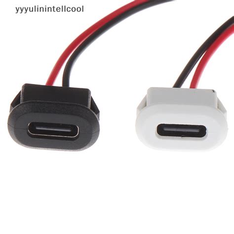 Yyyulinintellcool Pin USB C TypeC Waterproof USB Connector Direct Compression Female Base