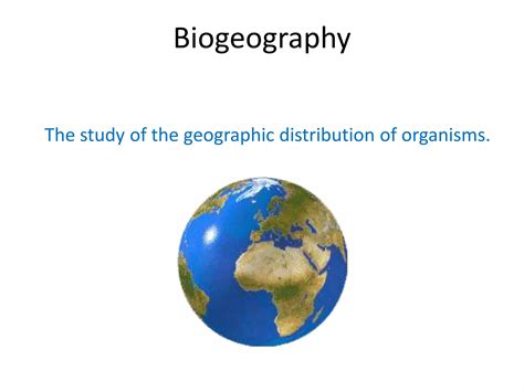 02 Evidence Of Evolution Biogeography Pptx