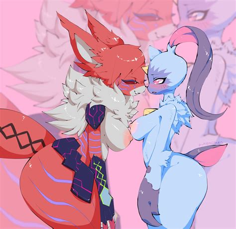 Meicrackmon Vicious Mode Sneasler Digimon Nintendo Pokemon Highres