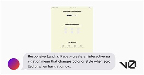 Responsive Landing Page Create An Interactive Navigation Menu That