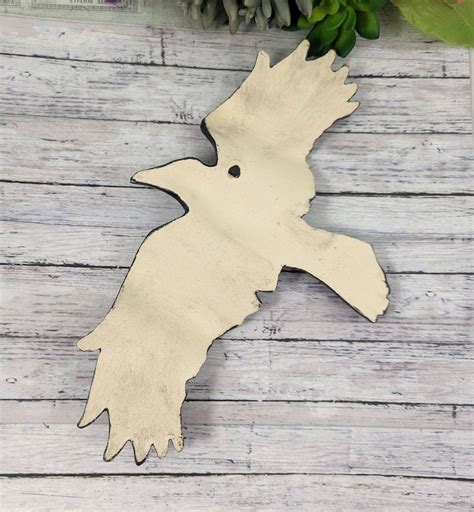 Raven Or Crow Ceramic Wall Sculpture Sgraffito Bird Sculpture Flying Bird Wall Art T For