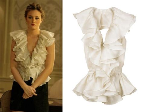 Shinystyletv Blair Waldorf Bridal Shower Dress Blair Cotton Ruffle