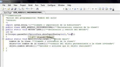 Arreglos Unidimensionales En Java Pdf