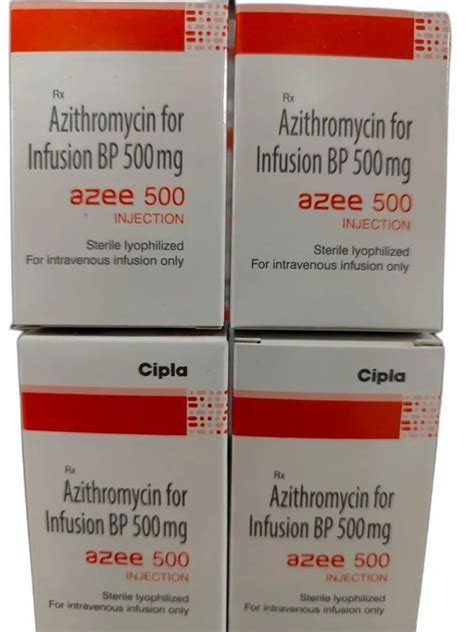 Cipla Azee 500 Mg Injection At Rs 104 Piece In Surat Id 25590718188