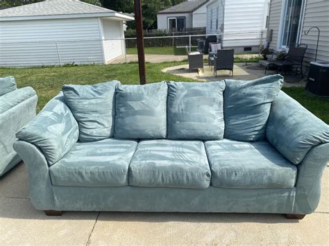 Used Matching Teal Couch And Arm Chair For Sale In Hazel Park Mi Offerup
