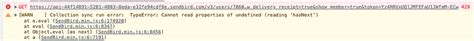 error of unknown cause with error screen shot javascript sendbird community