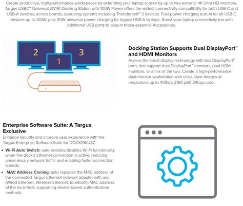 Targus USB Type C Universal Dual Video K Docking Station With W Power Umart Com Au