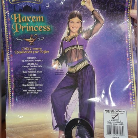 Rubies Costumes New Harem Princess Medium Girls 8 Arabian Nights