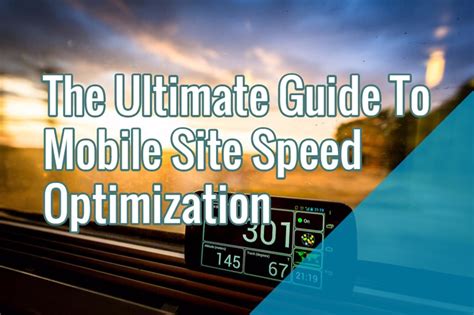The Ultimate Guide To Mobile Site Speed Optimization Online Sales Guide Tips