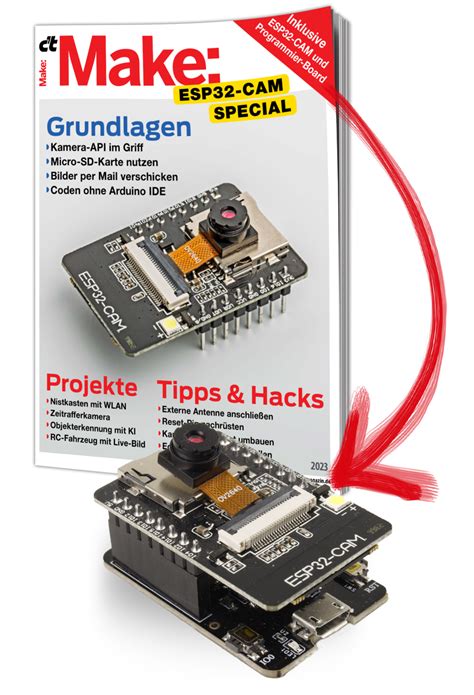 Make Esp32 Cam Special Inkl Esp32 Cam Development Board Ov2640