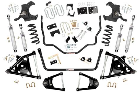 Umi Performance Umi 64035 B Stage 3 Handling And Lowering Kit Black 76 87 Chevy C10 R10 75