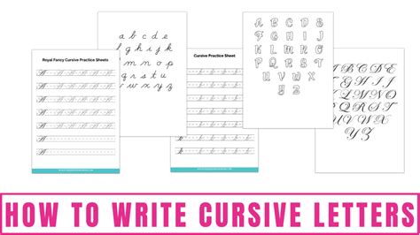 How To Write Cursive Letters