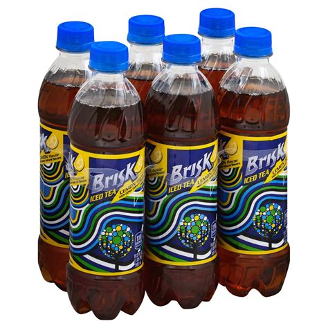 Brisk Iced Tea With Lemon Flavor 5 L Bottles Shop Tea At H E B