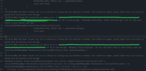 Strykernet Encountered A Compile Error · Issue 1811 · Stryker Mutatorstryker Net · Github