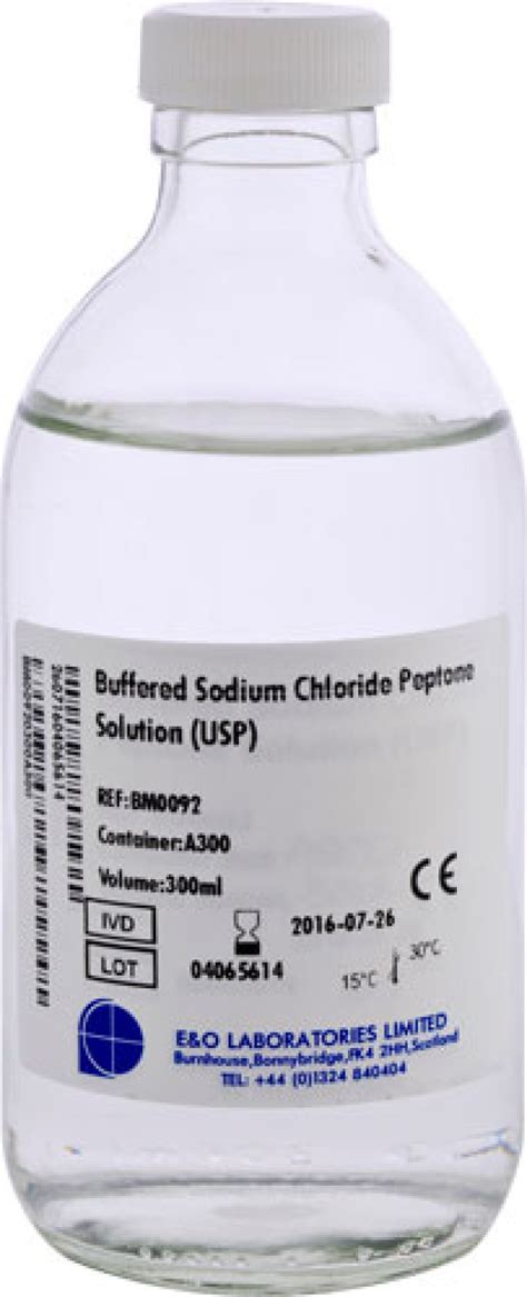 Buffered Sodium Chloride Peptone Solution Usp Labfab