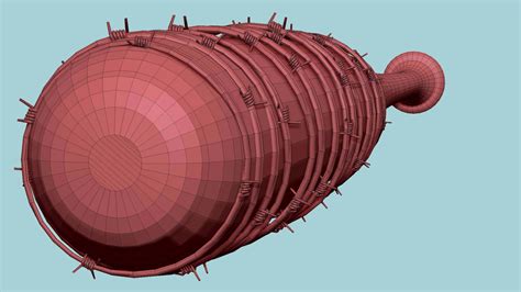 Lucille Baseball Bat Wooden C D Model By Gsommer