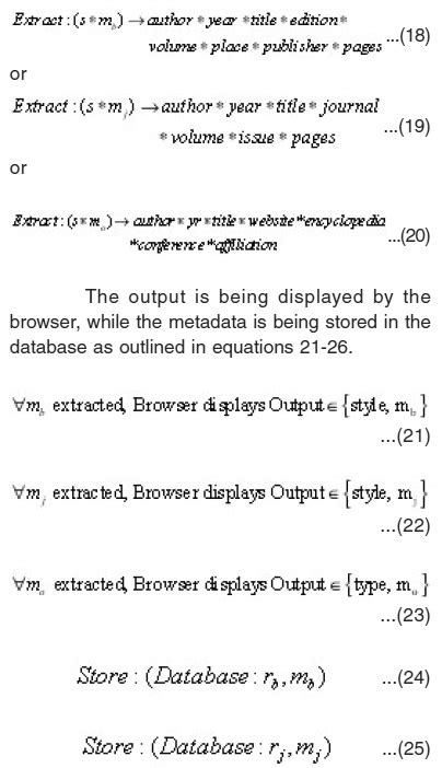 Rule Based Metadata Extraction For Heterogeneous References Oriental Journal Of Computer