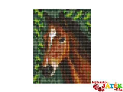Pixelhobby Képkészlet Pej Ló Fejlesztő Játék Világ