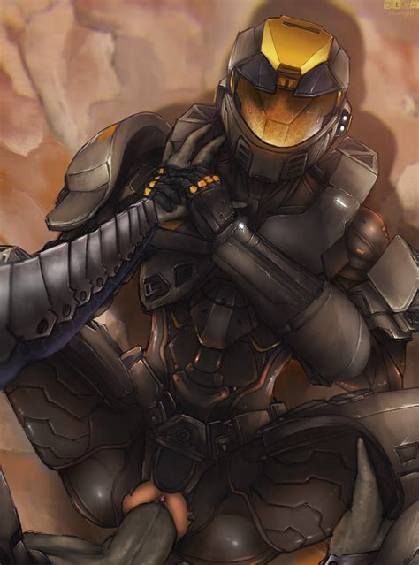Rule 34 1boy 1girls 2d Alien Arbiter Arbiter Halo Armor Clothed