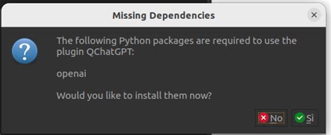 Qchatgpt Ubuntu 2204 No Module Named Openai · Issue 7 · Kios Researchqchatgpt · Github
