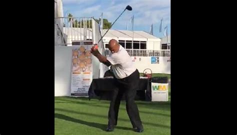 Charles Barkleys Golf Swing Isimproving Golfwrx