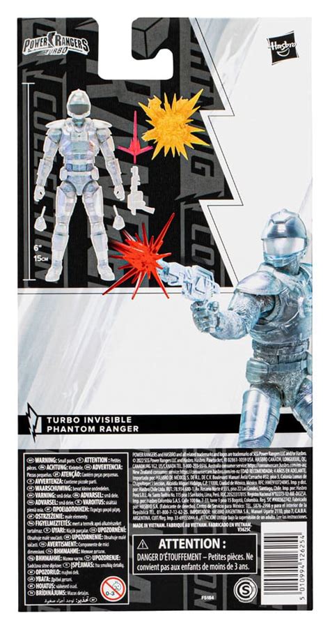 Power Rangers Lightning Collection Action Figure Turbo Invisible