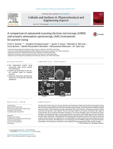 Pdf A Comparison Of Automated Scanning Electron Microscopy Asem And Acoustic Attenuation