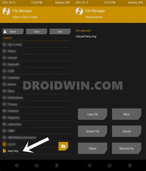 How To Copy Move Rename Delete Files And Folders Via Twrp Droidwin
