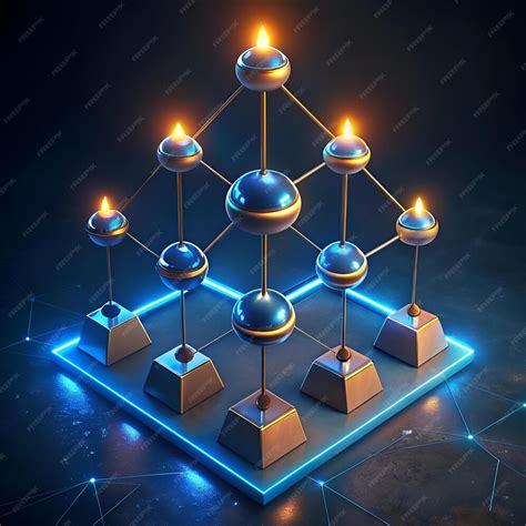 Abstract 3d Representation Of Hierarchy And Task Allocation Premium