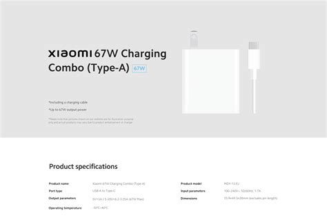 Buy Xiaomi W Charging Combo Type A Pakistan