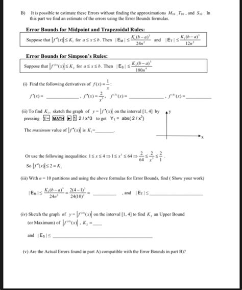 solved b it is possible to estimate these errors without