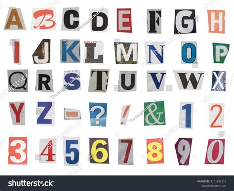 Newspaper Cut Out Letters Font Newspaper Fonts Free Download Uieb
