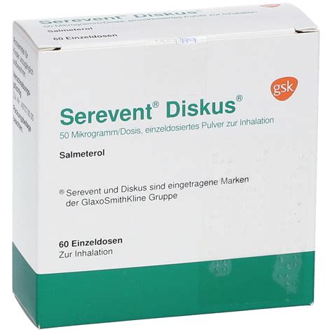 Serevent Diskus 60 1 St Mit Dem E Rezept Kaufen Shop Apotheke
