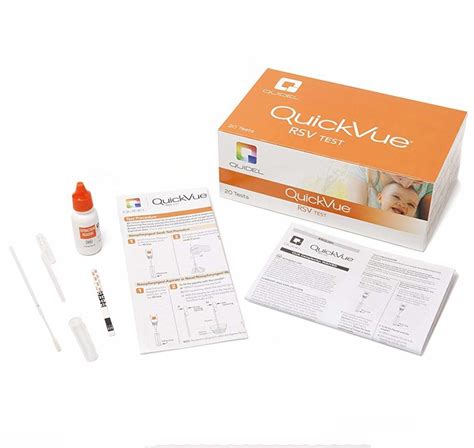 QuickVue RSV Test By QUIDEL Respiratory Syncytial Virus Test