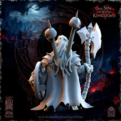 🎲 Mortus The Black Horde Goblins Warlord・ 3d File For 3d Printing・cults