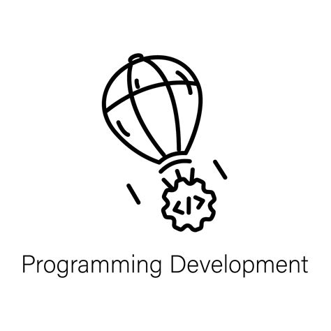 trendy programming development 44822372 vector art at vecteezy