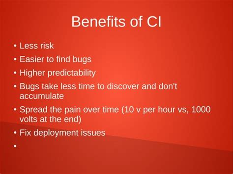 Continuous Integration Using Tfs Odp Technology And Computing