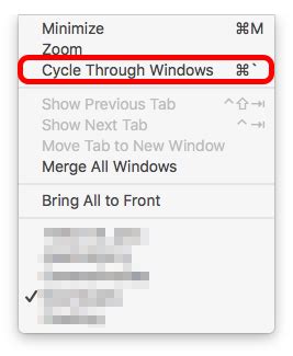 Macos Shortcut For Toggling Between Different Windows Of Same App Ask Different