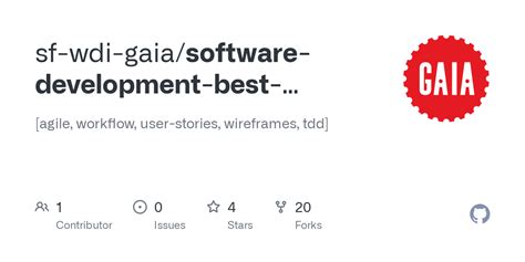 Github Sf Wdi Gaiasoftware Development Best Practices Agile Workflow User Stories