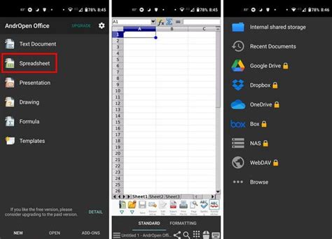 Free Spreadsheet Apps For Android Technipages