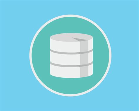 Database Flat Data Server Save Concept Flat Vector 15616008 Vector Art At Vecteezy