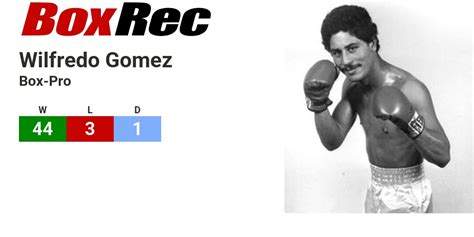 Boxrec Wilfredo Gomez