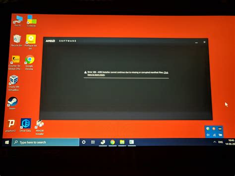 Error 186 AMD Installer Cannot Continue Due To Missing Or Corrupted Manifest Files Acer