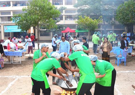 မိတ္ထီလာတက္ကသိုလ်၌ ထမနဲထိုးပြိုင်ပွဲကျင်းပ Myanmarnationalpost